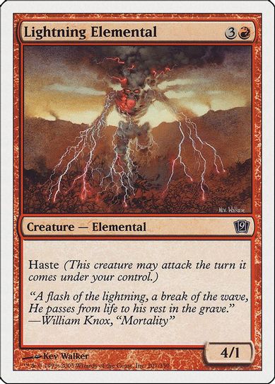 Lightning Elemental [9th Edition] – Pokemon Plug