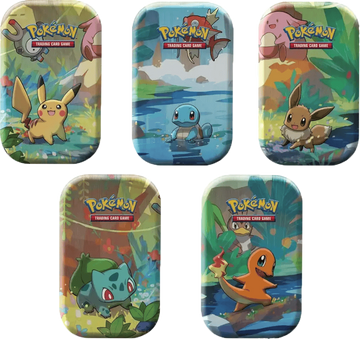 Pokémon TCG: Kanto Friends Mini Tins (2025 Reprint - Sword & Shield ...