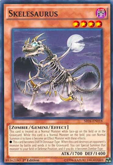 Skelesaurus (SR04-EN018) [Structure Deck: Dinosmasher's Fury] – Pokemon ...