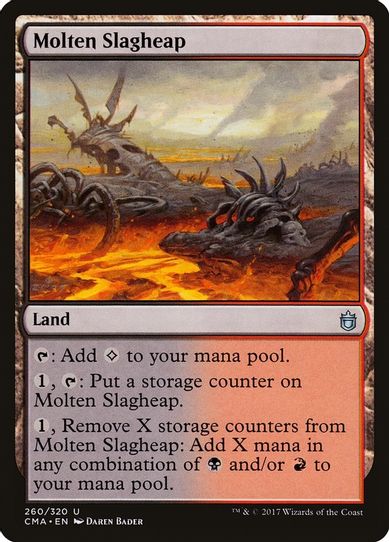 Molten Slagheap (260) [Commander Anthology] – Pokemon Plug