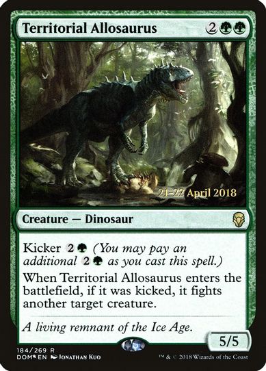 Territorial Allosaurus (184) [Prerelease Cards] – Pokemon Plug