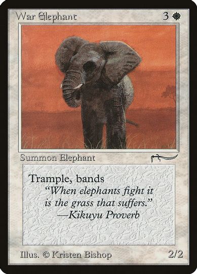 War Elephant (Light) [Arabian Nights] – Pokemon Plug