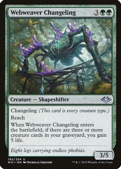 Webweaver Changeling (192) [Modern Horizons] – Pokemon Plug