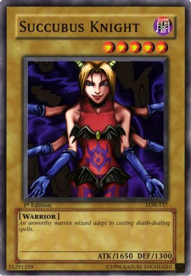 Succubus Knight (LOB-117) [The Legend of Blue Eyes White Dragon ...