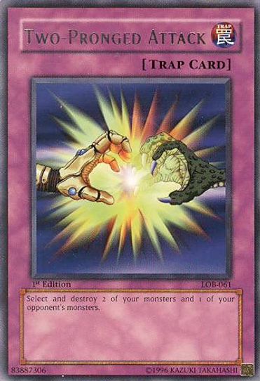 Two-Pronged Attack (LOB-061) [The Legend of Blue Eyes White Dragon ...