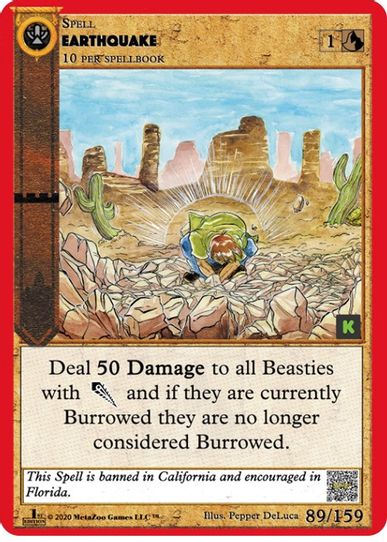 Earthquake (89) [Cryptid Nation: Kickstarter Edition] – Pokemon Plug