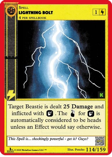 Lightning Bolt (114) [Cryptid Nation: Kickstarter Edition] – Pokemon Plug