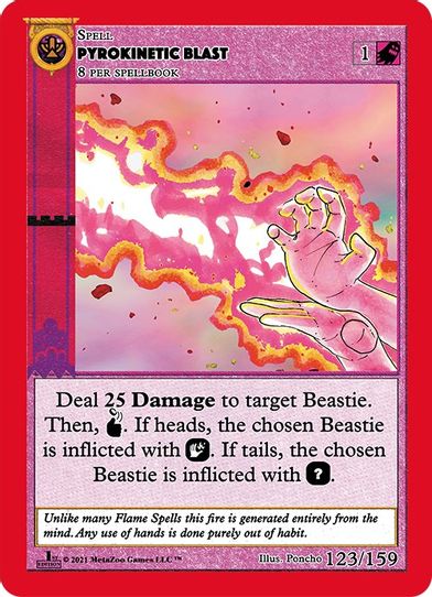 Pyrokinetic Blast (123) [Cryptid Nation: First Edition] – Pokemon Plug