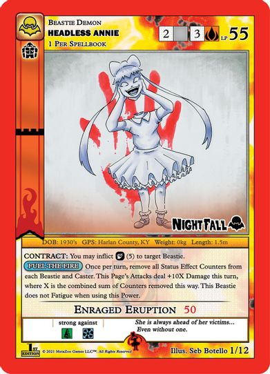 Headless Annie (1/12) [Nightfall: First Edition Release Event Deck ...