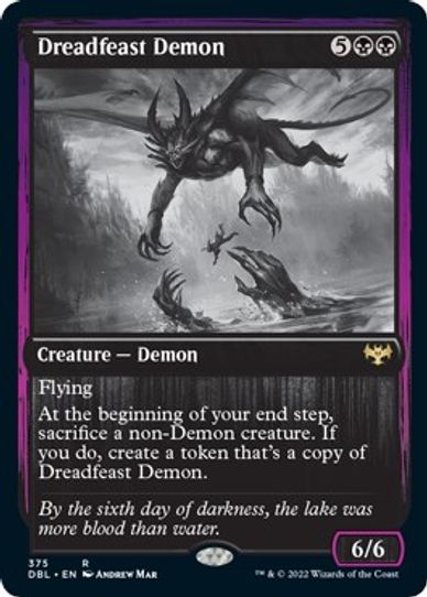Dreadfeast Demon (375) [Innistrad: Double Feature] – Pokemon Plug