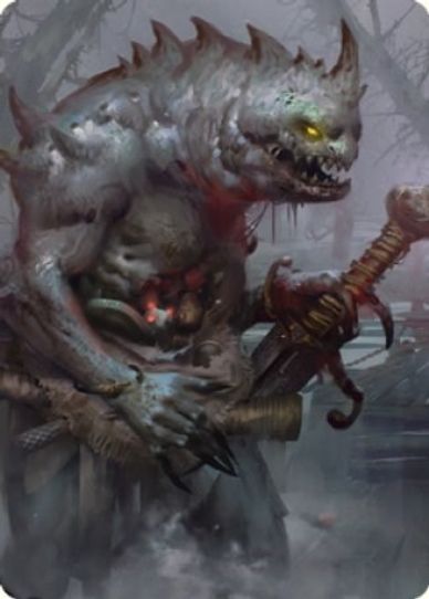 Gray Slaad Art Card (15) [Art Series: Commander Legends: Battle for Ba ...