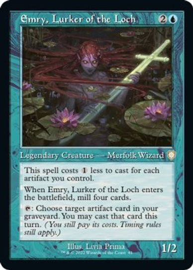 Emry, Lurker of the Loch (81) [Commander The Brothers War] – Pokemon Plug