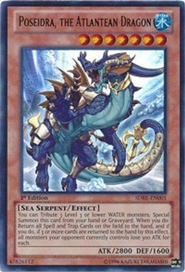 Poseidra, the Atlantean Dragon (SDRE-EN001) [Structure Deck: Realm of ...
