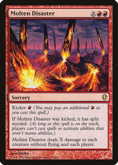 Molten Disaster (117) [Commander 2013] – Pokemon Plug
