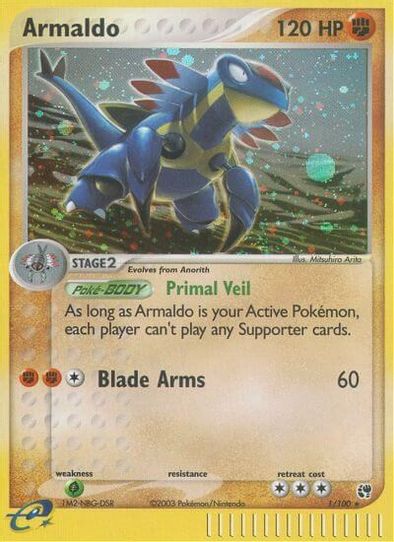 Armaldo (1/100) [EX: Sandstorm] – Pokemon Plug