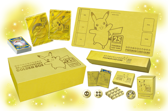 Japanese Pokémon 25th Anniversary (Celebrations) Collection Golden Box ...